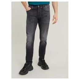 G-Star Raw Regular-fit-Jeans G-STAR "3301 Slim Jeans", Herren, Gr. 27, L&auml;nge 32, faded schwarz magnet, Obermaterial: 91% Baumwolle, 8% Elastomultiester, 1% Elasthan, Jeans