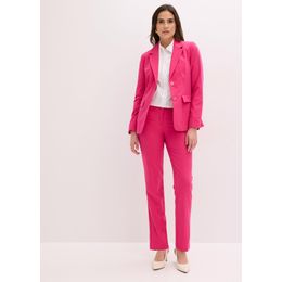 bonprix Hosenanzug, pink, Gr.54, klassischer Hosenanzug mit Viskose-Anteil