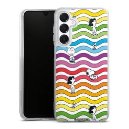 DeinDesign Galaxy A16 5G Handy Silikon H&uuml;lle Case transparent Handyh&uuml;lle Snoopy Muster Peanuts Silikon Case