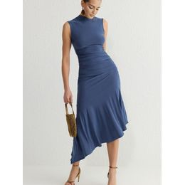 Trendyol Kleid Damen Gr&ouml;&szlig;e 34 saphir Sommerkleid