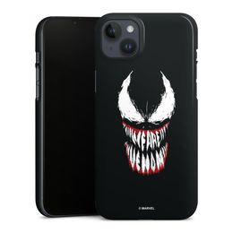 DeinDesign iPhone 14 Plus Handy Premium Case Smartphone Handyh&uuml;lle Schutzh&uuml;lle gl&auml;nzend Venom Marvel Official Licensed Product Premium Case