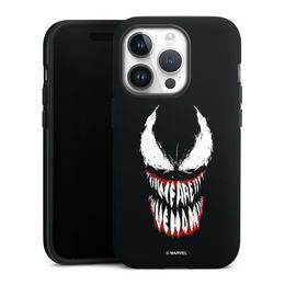 DeinDesign iPhone 14 Pro Handy Panzer Handyh&uuml;lle robuste Outdoor H&uuml;lle Schutzh&uuml;lle matt Venom Marvel Official Licensed Product Tough Case