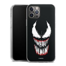 DeinDesign iPhone 12 Pro Handy Silikon H&uuml;lle Case transparent Handyh&uuml;lle Venom Marvel Official Licensed Product Silikon Case