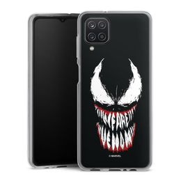DeinDesign Galaxy A12 Handy Silikon H&uuml;lle Case transparent Handyh&uuml;lle Official Licensed Product Marvel Venom Silikon Case
