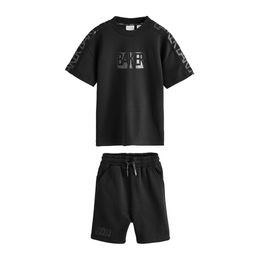 Baker By Ted Baker Set Jungen Gr&ouml;&szlig;e 98 schwarz / silber