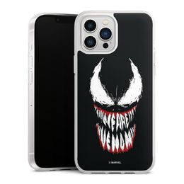 DeinDesign iPhone 13 Pro Max Handy Silikon H&uuml;lle Case transparent Handyh&uuml;lle Venom Marvel Official Licensed Product Silikon Case