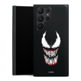 DeinDesign Galaxy S23 Ultra Handy Premium Case Smartphone Handyh&uuml;lle Schutzh&uuml;lle gl&auml;nzend Venom Marvel Official Licensed Product Premium Case