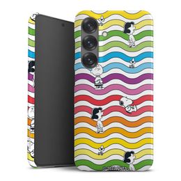 DeinDesign Galaxy S25 Handy Premium Case Smartphone Handyh&uuml;lle Schutzh&uuml;lle matt Snoopy Muster Peanuts Premium Case