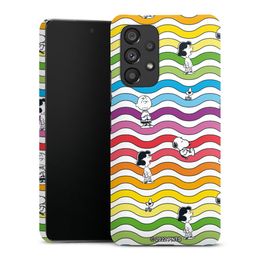 DeinDesign Galaxy A53 5G Handy Premium Case Smartphone Handyh&uuml;lle Schutzh&uuml;lle matt Snoopy Muster Peanuts Premium Case
