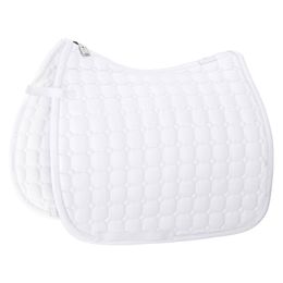 ESKADRON Classic Sports Schabracke Cotton Glitter wei&szlig; Pony Dressur