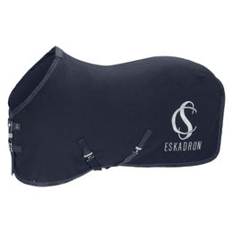 ESKADRON Classic Sports Abschwitzdecke Waffle Cotton blau 165 cm