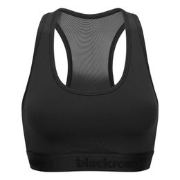Black Forest Sportbustier mit Logoband schwarz Damen XS