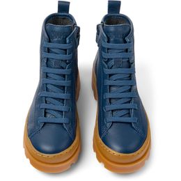 Camper Halbschuh 'Brutus' M&auml;dchen Gr&ouml;&szlig;e 38 dunkelblau / petrol