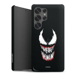 DeinDesign Galaxy S25 Ultra Handy Premium Case Smartphone Handyh&uuml;lle Schutzh&uuml;lle gl&auml;nzend Venom Marvel Official Licensed Product Premium Case