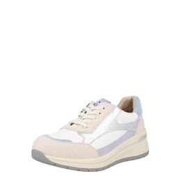 Caprice Sneaker Damen Gr&ouml;&szlig;e 38 creme / hellblau / silber / wei&szlig;