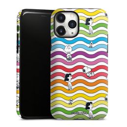 DeinDesign iPhone 11 Pro Handy Panzer Handyh&uuml;lle robuste Outdoor H&uuml;lle Schutzh&uuml;lle gl&auml;nzend Muster Peanuts Snoopy Tough Case