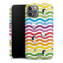 DeinDesign iPhone 12 Pro Handy Premium Case Smartphone Handyh&uuml;lle Schutzh&uuml;lle matt Snoopy Muster Peanuts Premium Case