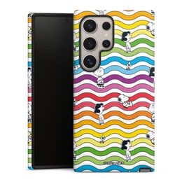 DeinDesign Galaxy S24 Ultra Handy Panzer Handyh&uuml;lle robuste Outdoor H&uuml;lle Schutzh&uuml;lle matt Snoopy Muster Peanuts Tough Case