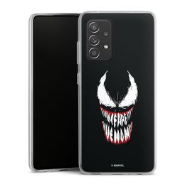DeinDesign Galaxy A52s 5G Handy Silikon H&uuml;lle Case transparent Handyh&uuml;lle Venom Marvel Official Licensed Product Silikon Case