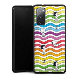 DeinDesign Galaxy S20 FE 5G Handy Silikon H&uuml;lle Case schwarz Handyh&uuml;lle Muster Peanuts Snoopy