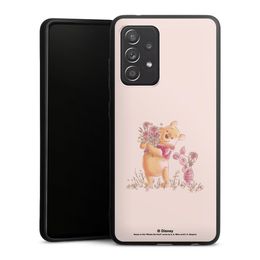 DeinDesign Galaxy A52s 5G Handy Premium Silikon H&uuml;lle Handyh&uuml;lle schwarz Case Winnie The Pooh Piglet Disney Official Licensed Product Silikon Premium Case