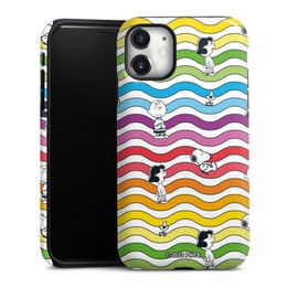 DeinDesign iPhone 11 Handy Panzer Handyh&uuml;lle robuste Outdoor H&uuml;lle Schutzh&uuml;lle gl&auml;nzend Muster Peanuts Snoopy Tough Case