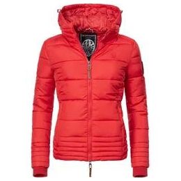 Winterjacke Marikoo "Sole", Damen, Gr. XS (34), rot, Oberstoff: 100% Polyester. Futter: 100% Polyester. Wattierung: 100% Polyester. &Auml;rmelfutter: 100% Polyester, tailliert h&uuml;ftbedeckend, &Auml;rmel ohne &Auml;rmelschlitz Rippstrickb&uuml;ndchen, Jacken Winterjacke, modisch taillierte Damen Steppjacke f&uuml;r den Winter