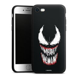 DeinDesign iPhone 8 Handy Premium Silikon H&uuml;lle Handyh&uuml;lle schwarz Case Venom Marvel Official Licensed Product Silikon Premium Case