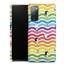 DeinDesign Galaxy S20 FE Handy Premium Case Smartphone Handyh&uuml;lle Schutzh&uuml;lle matt Muster Peanuts Snoopy Premium Case