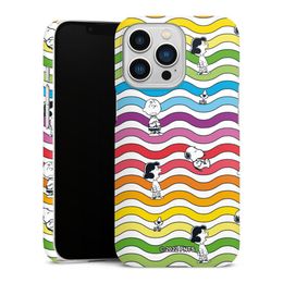 DeinDesign iPhone 13 Pro Handy Premium Case Smartphone Handyh&uuml;lle Schutzh&uuml;lle matt Snoopy Muster Peanuts Premium Case
