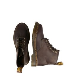 Dr. Martens Schn&uuml;rstiefelette Damen Gr&ouml;&szlig;e 39 dunkelbraun / gelb Winterschuhe