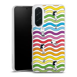 DeinDesign Galaxy A36 5G Handy Silikon H&uuml;lle Case transparent Handyh&uuml;lle Snoopy Muster Peanuts Silikon Case