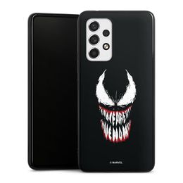 DeinDesign Galaxy A53 5G Handy Silikon H&uuml;lle Case schwarz Handyh&uuml;lle Official Licensed Product Marvel Venom