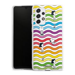 DeinDesign Galaxy A33 5G Handy Silikon H&uuml;lle Case transparent Handyh&uuml;lle Snoopy Muster Peanuts Silikon Case