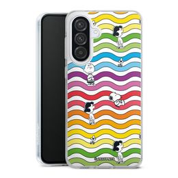 DeinDesign Galaxy A56 5G Handy Silikon H&uuml;lle Case transparent Handyh&uuml;lle Snoopy Muster Peanuts Silikon Case