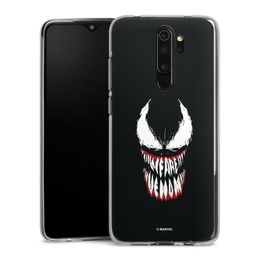 DeinDesign Xiaomi Redmi Note 8 Pro Handy Silikon H&uuml;lle Case transparent Handyh&uuml;lle Venom Marvel Official Licensed Product Silikon Case