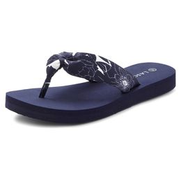 Lascana T-Bar Sandals female size 42 Dark blue / White