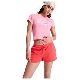 Bermudas Roxy "Surf Stoked", Damen, Gr. XS, hibiscus, Obermaterial:80% Walkfrottier, 20% Microfaser;, Hosen Bermudas