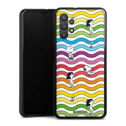 DeinDesign Galaxy A32 5G Handy Silikon H&uuml;lle Case schwarz Handyh&uuml;lle Muster Peanuts Snoopy