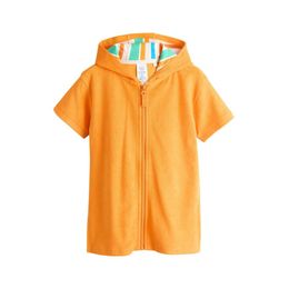 next Bathrobe boy Orange size 3-6 mths