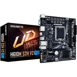 Gigabyte Mainboard "H610M S2H V2", schwarz, B:23cm H:3,5cm T:21,5cm, Mainboards