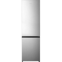 HISENSE K&uuml;hl-/Gefrierkombination "RB440N4A", Energieeffizienz: A (A-G), silber (edelstahl), Rechtsanschlag, K&uuml;hlschr&auml;nke, Total No Frost, 0 Cooling Schublade, Flaschenablage, Super Freeze