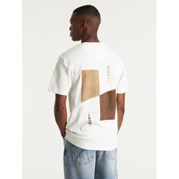 CHASIN' Chasin' Shirt 'Reco' Herren Gr&ouml;&szlig;e XL beige / creme / wei&szlig;