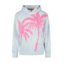 Sweatshirt SALZHAUT "Sweatshirt UPLEST", Damen, Gr. XS, blau (light blau), Obermaterial: 80% Baumwolle CO. 20% Polyester PES., Sweatshirts Sweatshirt