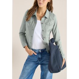 Jeansjacke Cecil, Damen, Gr. M (40), mint sea gr&uuml;n, Web, 98% Baumwolle, 2% Elasthan, unifarben, comfort fit normal, V-Ausschnitt, B&uuml;ndchen, Jacken Jeansjacke, aus Baumwolle mit Stretchanteil