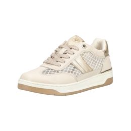 Sneaker Tom Tailor "Tom Tailor Sneaker Lederimitat/Textil", Herren, Gr. 40, sand, Lederimitat, Textil, Schuhe Sneaker