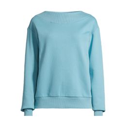 Sweatshirt SALZHAUT "Sweatshirt R&Ouml;BEN", Damen, Gr. S, blau (reef), Obermaterial: 80% Baumwolle CO. 20% Polyester PES., Sweatshirts Sweatshirt