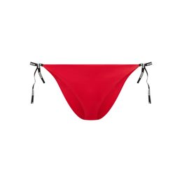 Bikini-Hose HUGO UNDERWEAR "Pure Side", Damen, Gr. S, N-Gr, rot (open pink 693), Obermaterial: 80% Polyamid, 20% Elasthan, Badehosen Bikini-Hose, mit Logob&auml;ndern, normale Passform