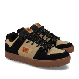 DC Shoes Herren Sneaker "PURE WNT", Gr. 41schwarz, gum, Leder, Synthetik, Schuhe, winterized, wasserdicht, Winterschuhe