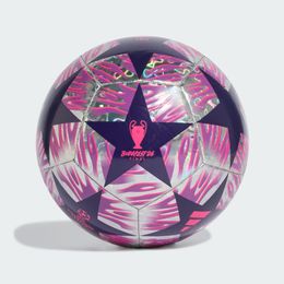 adidas Performance Ball 'UEFA Champions League' Herren Gr&ouml;&szlig;e 3 lila / aubergine / pink / silber